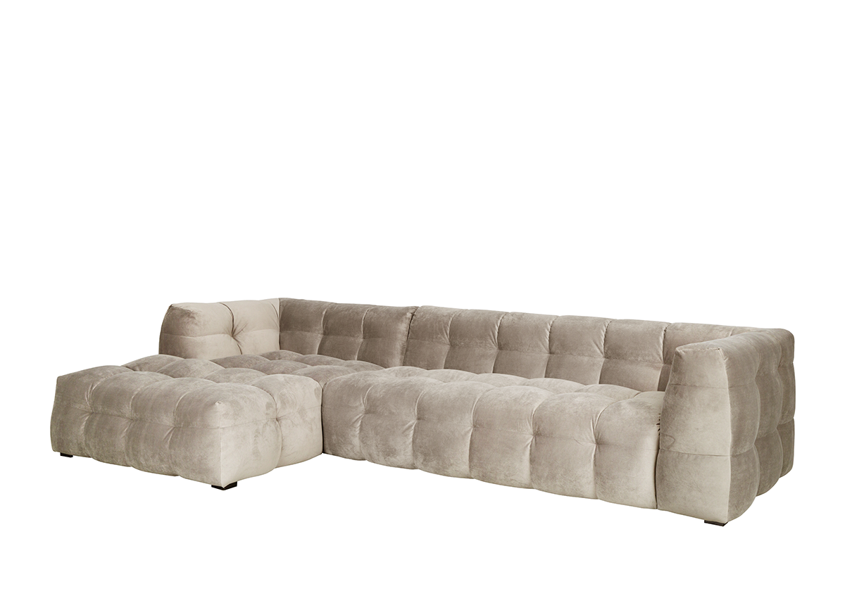 Michelin Sofa | 3-seter med sjeselong venstre | Adore Beige | Optimal ...