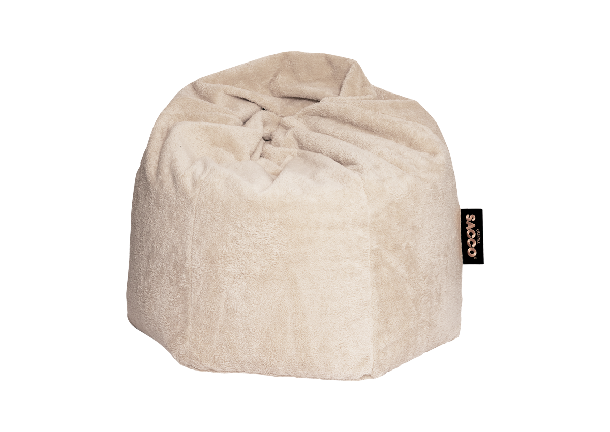 SACCO® Saccosekk | Tidløst møbelikon | Medium PLUS Teddy Light Beige ...