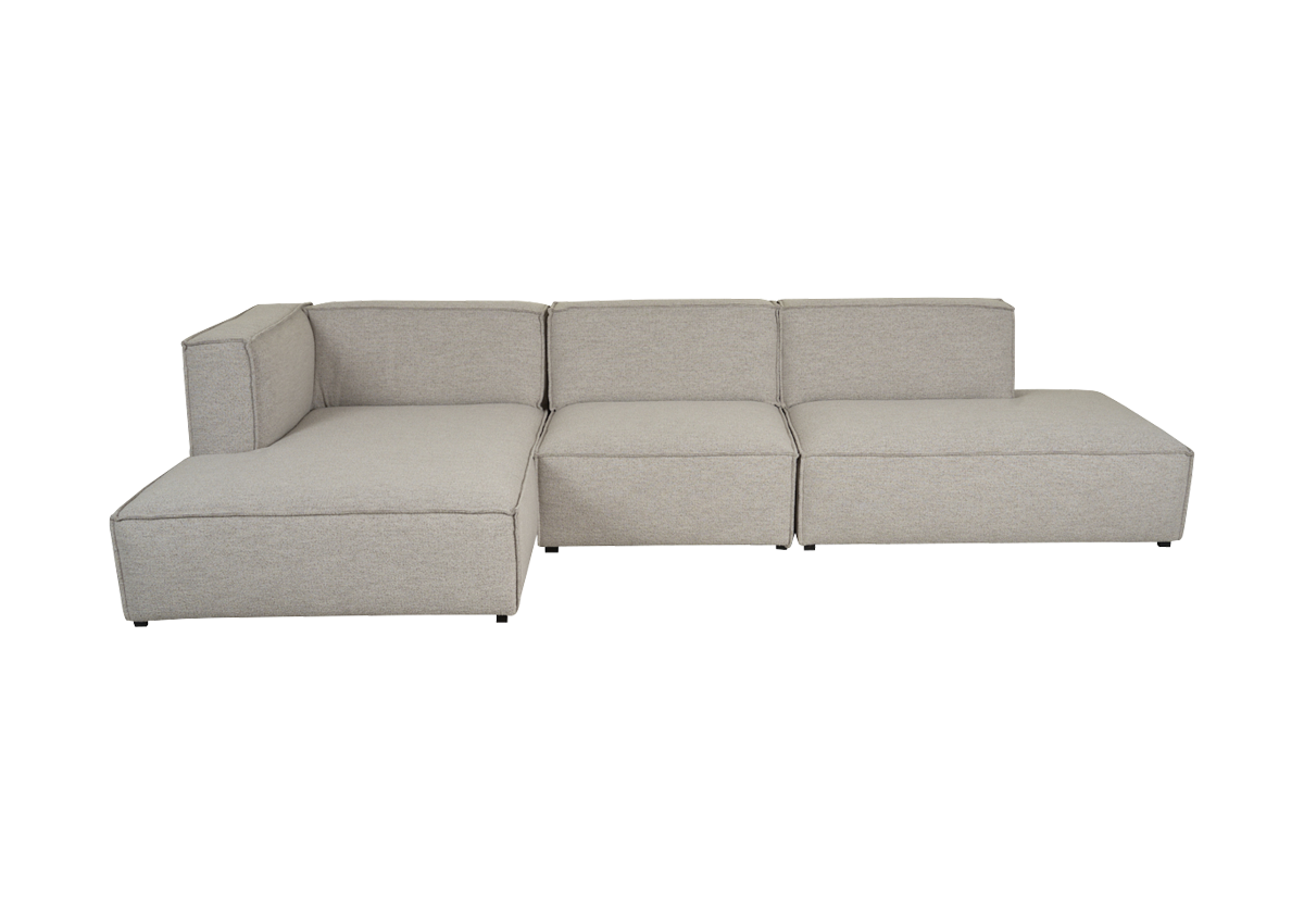 Beacon Sofa | Modulbasert med deilig Bouclè tekstil | Sjeselong A-Møbler