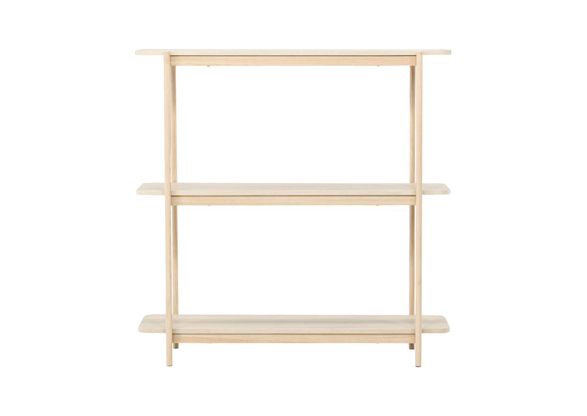 Heim Hylle i whitewash | 3 hyller | Bærekraftig design | A-Møbler